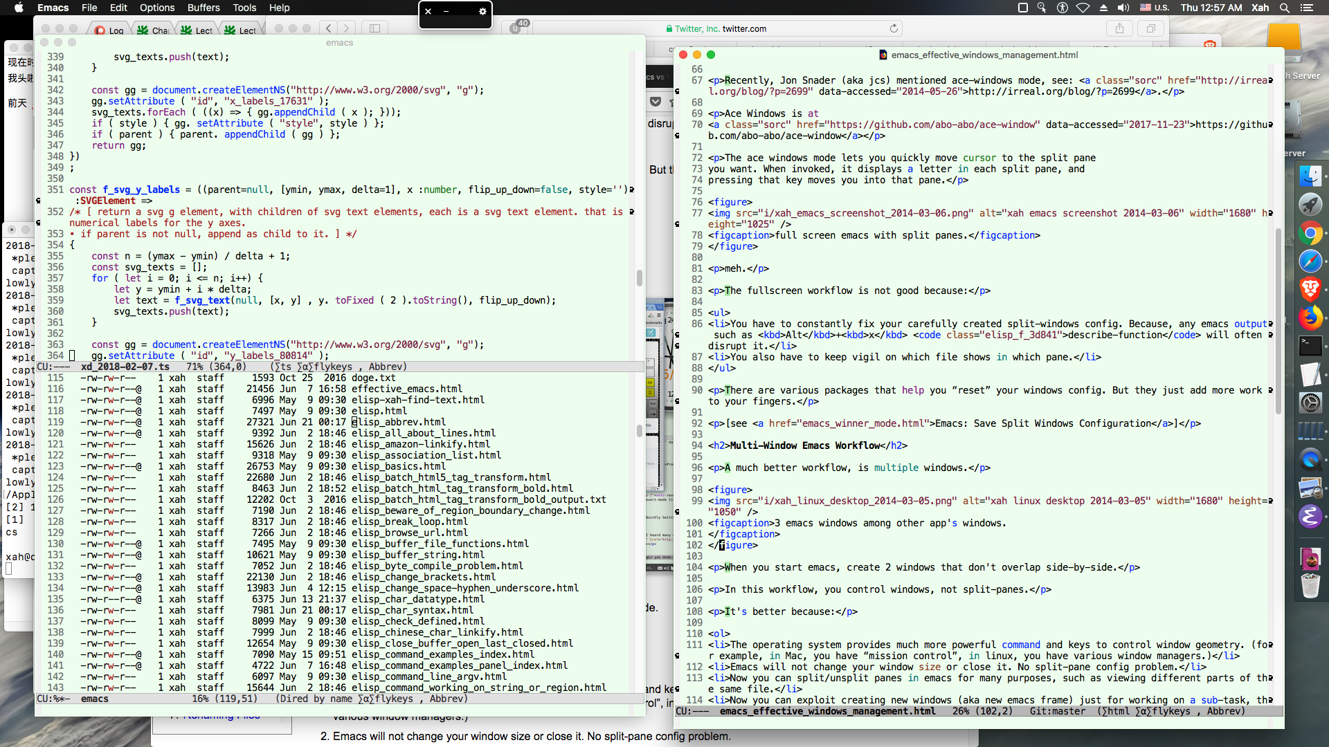 Emacs Workflow Fullscreen Vs Multiple Frames Emacs Workflow Fullscreen Vs Multiple Frames